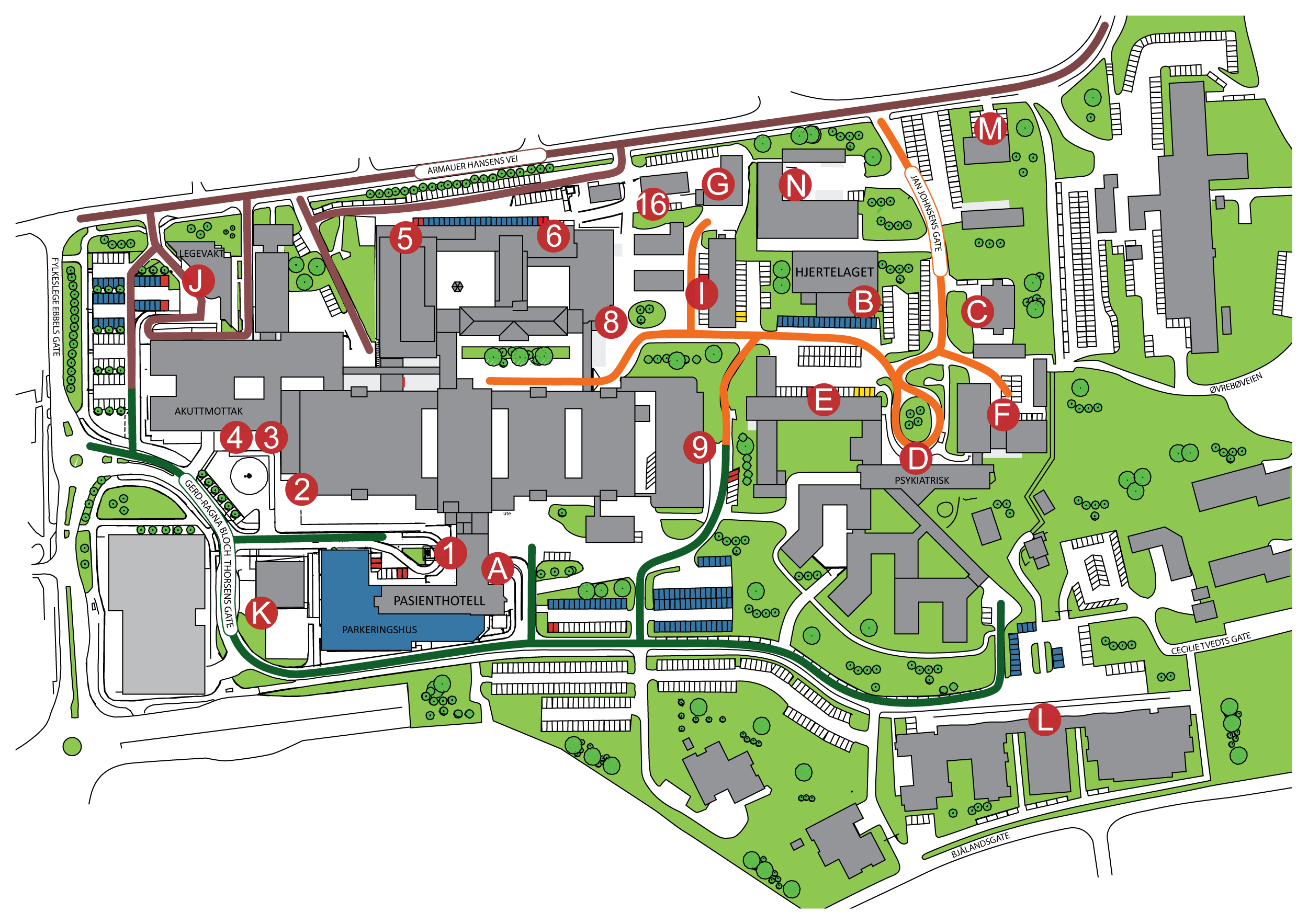 Map - Helse Stavanger HF